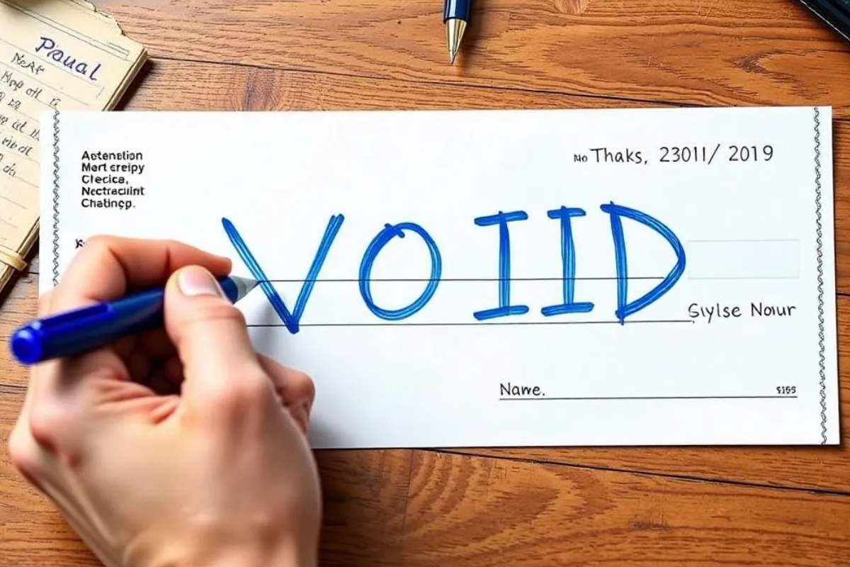 How to Void a Check: A Simple Guide to Secure Your Finances